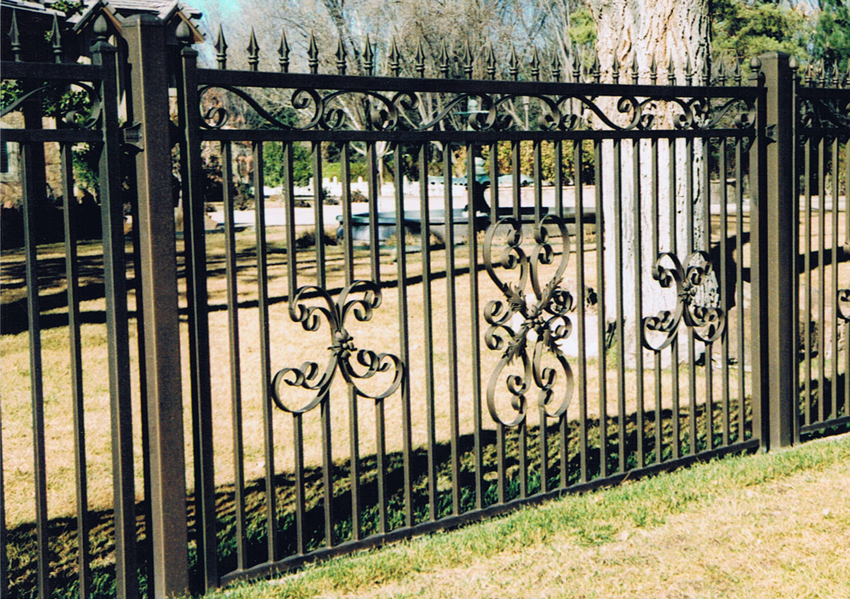 Custom Designed Iron Fencing in Albuquerque and Santa Fe, NM
